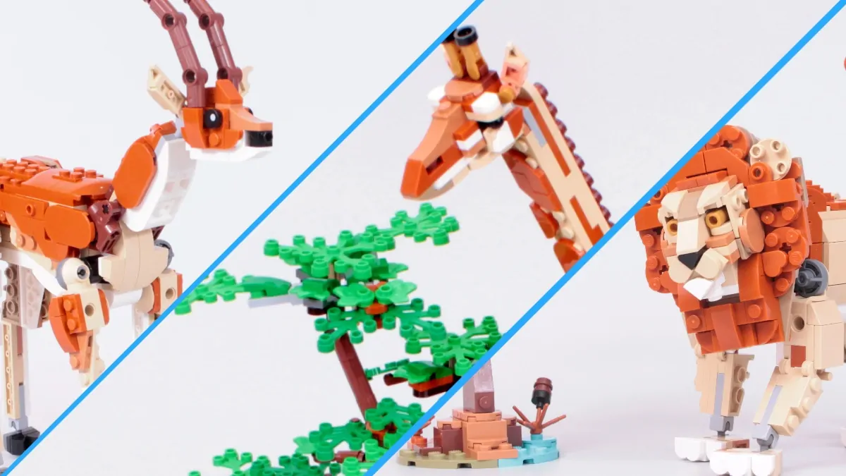 Animals From Build Legos