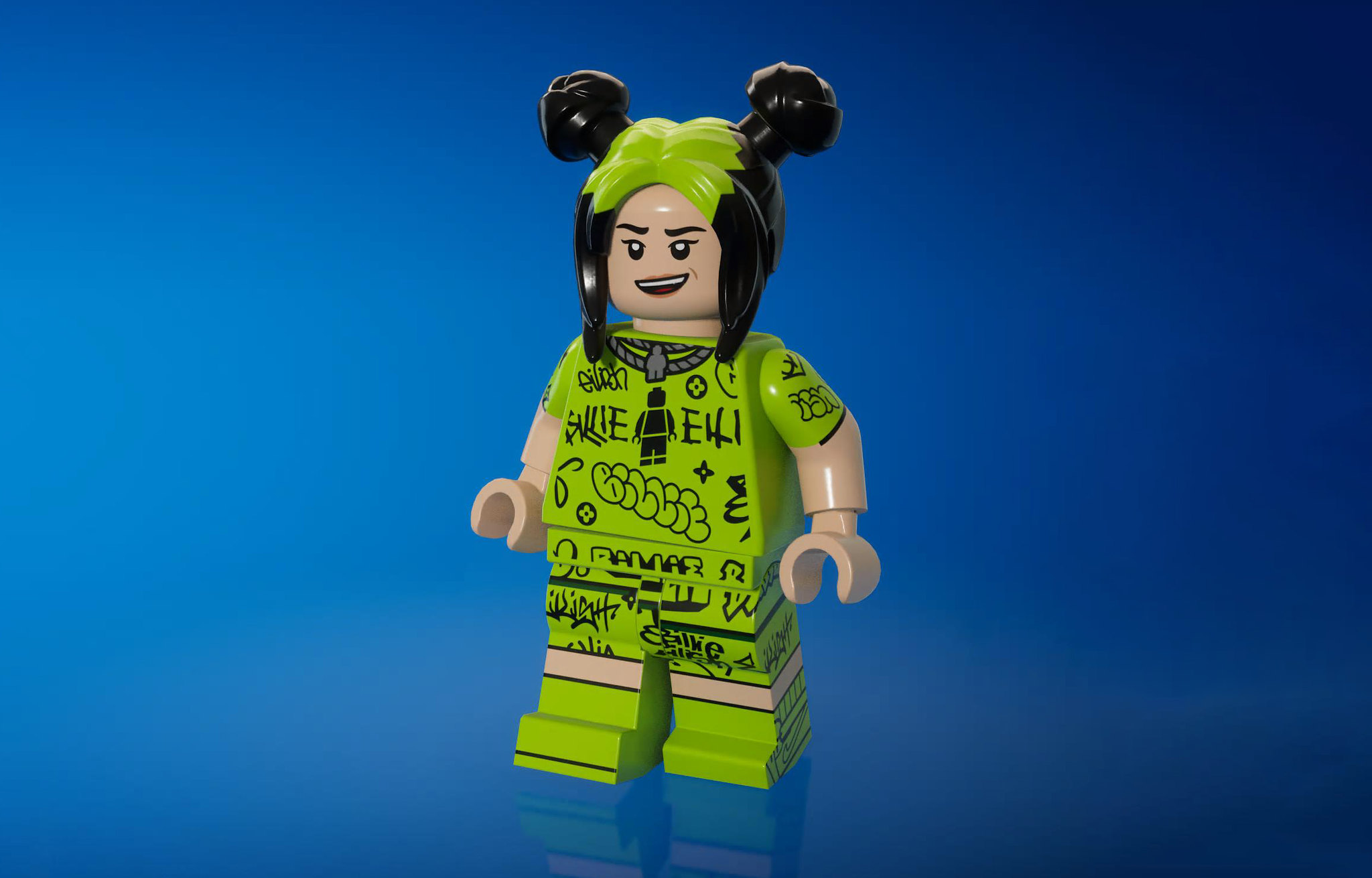 Billie Eilish tikseb il-minifigure LEGO tagħha stess f'Fortnite