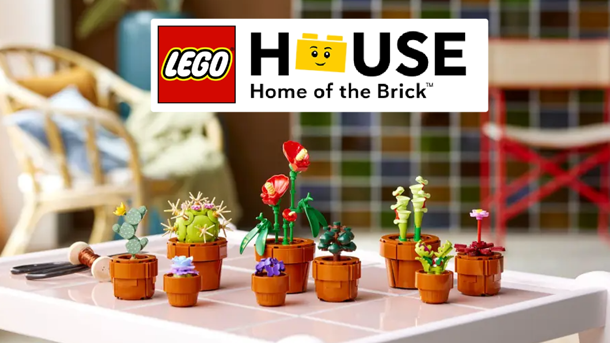 LEGO Botanical Collection designers signing at LEGO House