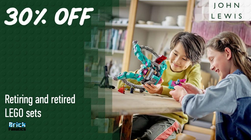 John Lewis price matches LEGO on selected retiring sets