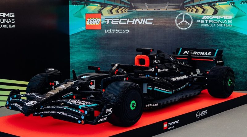LEGO lifesize Mercedes W14 sparks Formula 1 mockery on social media