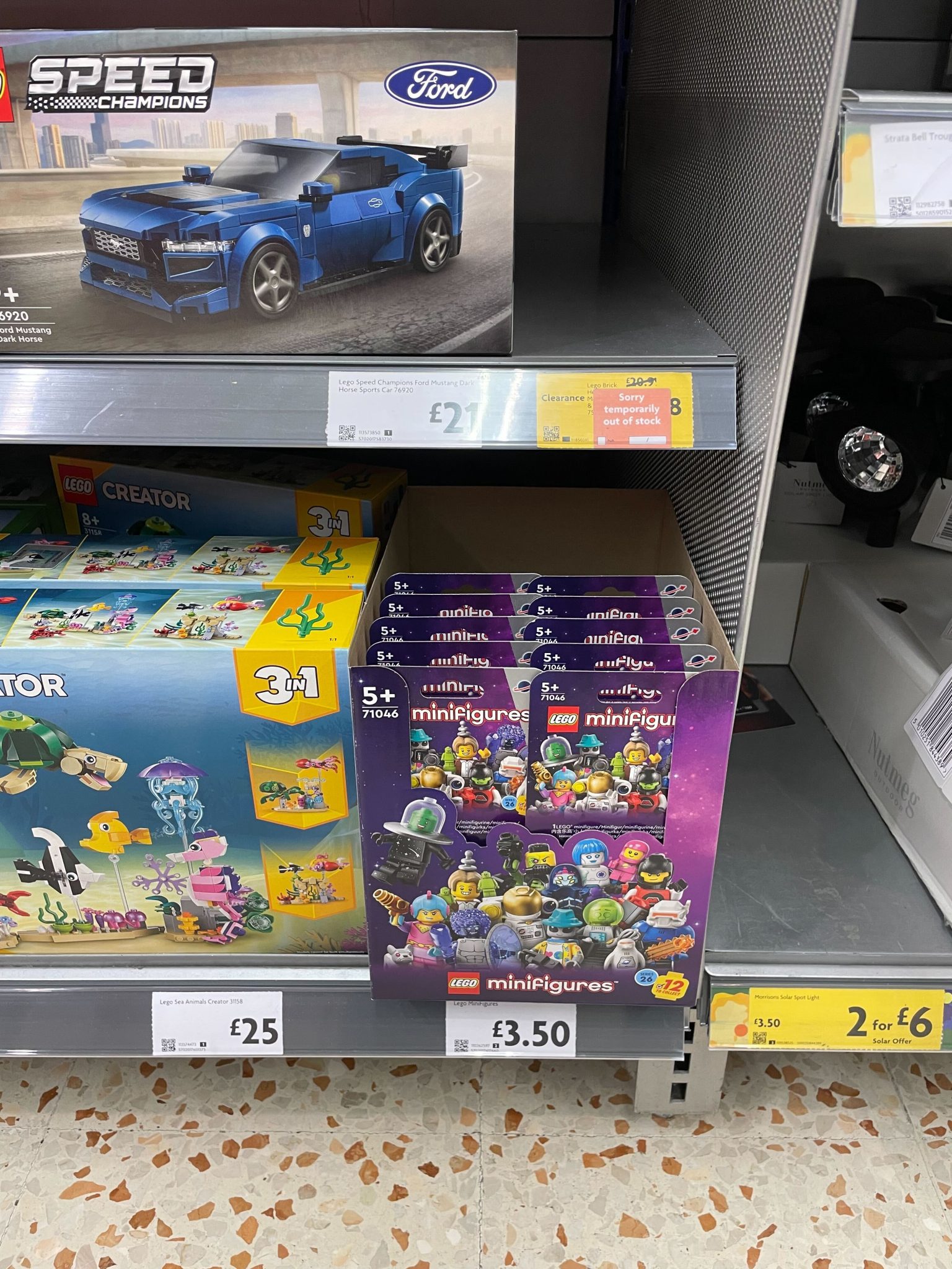 LEGO Minifigures 71046 Series 26 Space spotted in the UK