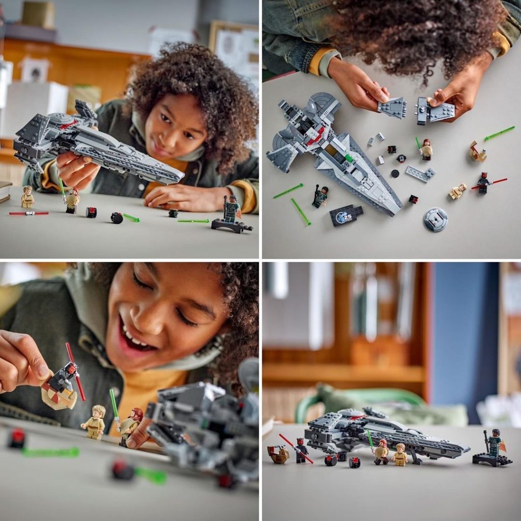 First look at LEGO Star Wars 25th anniversary set 75383 Sith Infiltrator