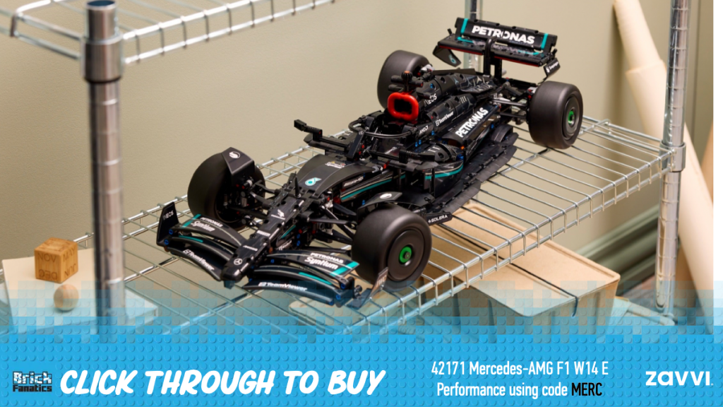 Use this code for extra savings on LEGO Technic Mercedes F1