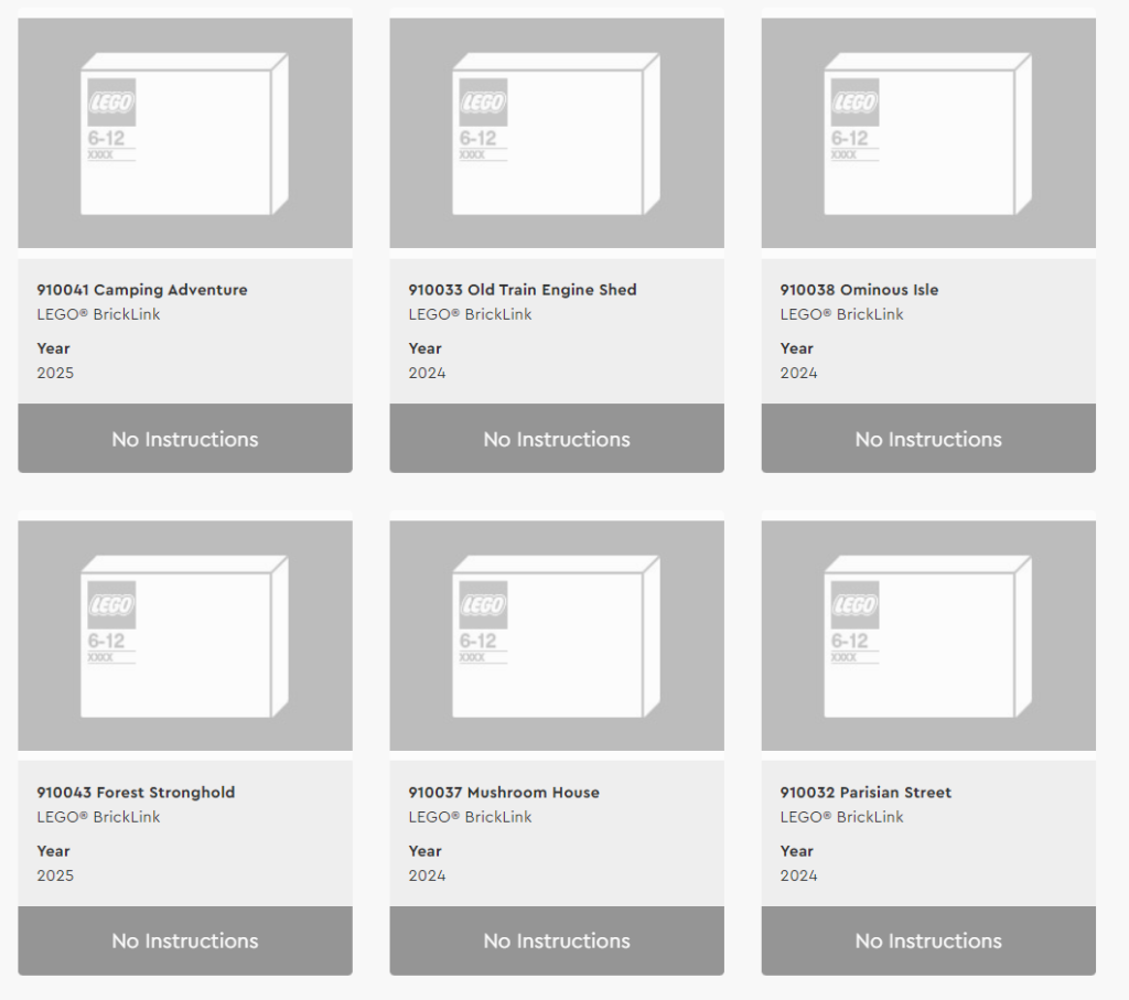 LEGO prepares for 2024, 2025 BrickLink Designer Program sets