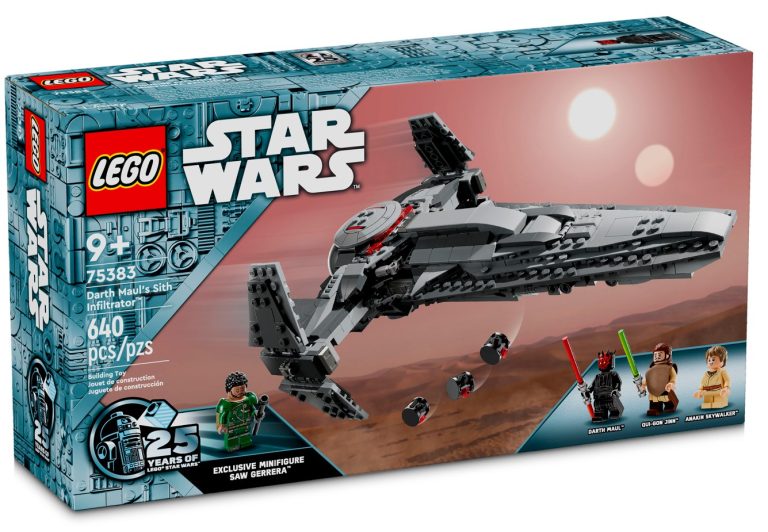 Every LEGO Star Wars Sith Infiltrator, from 1999 to 2024