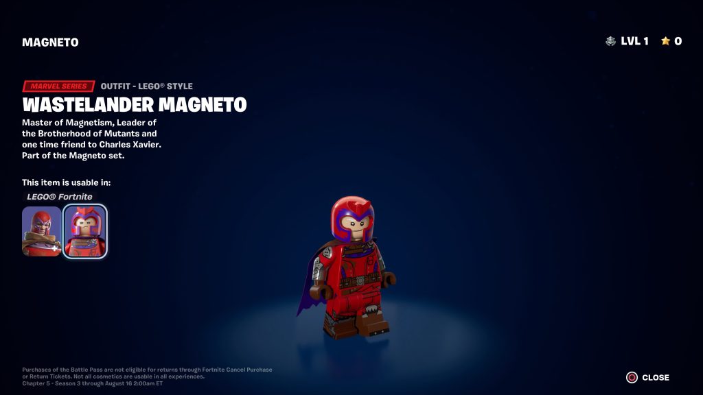 LEGO Fortnite joins the latest Fortnite battle pass