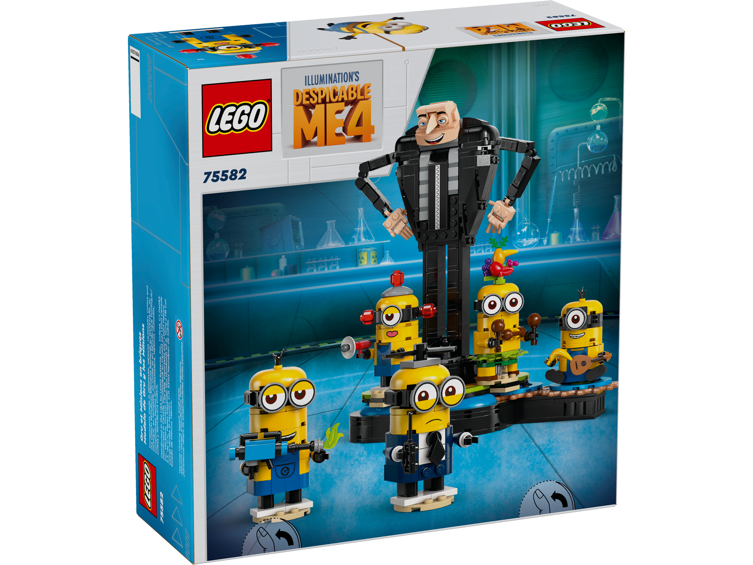 75582 Brick-Built Gru and Minions LEGO Set