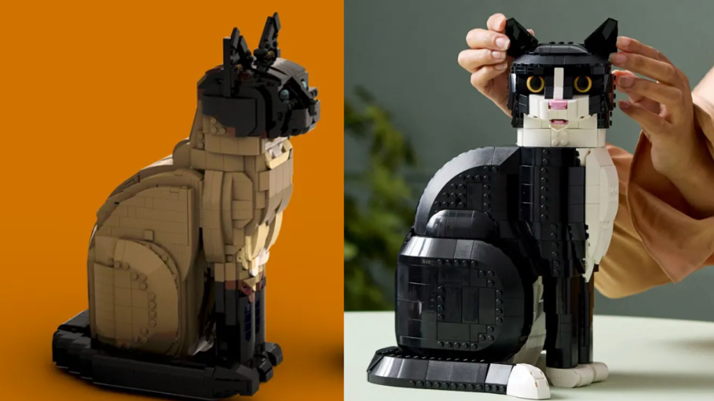 LEGO Ideas team look to feline friends for 21349 Tuxedo Cat