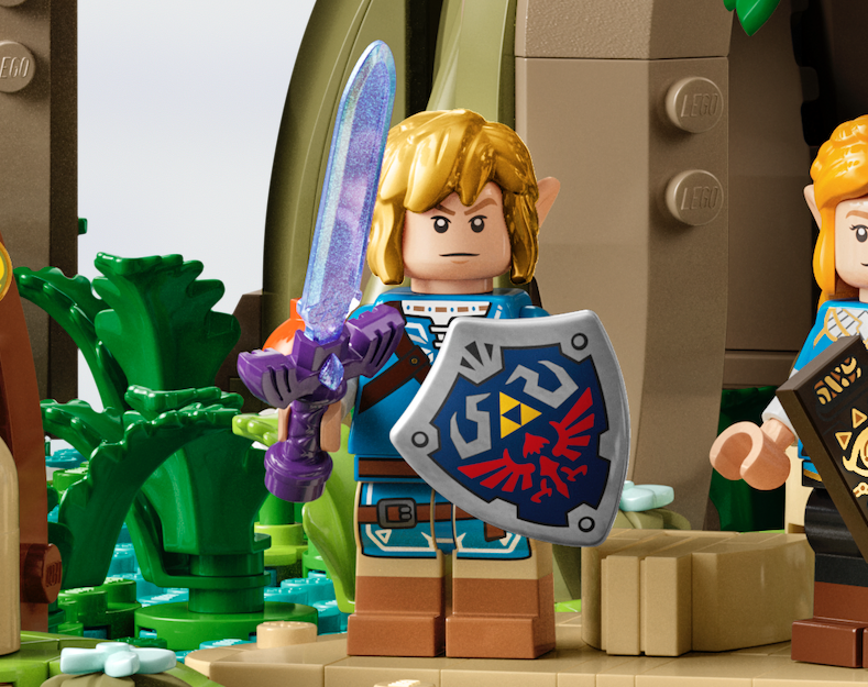 New pieces in LEGO 77092 Legend of Zelda: Great Deku Tree