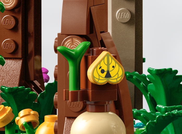 New pieces in LEGO 77092 Legend of Zelda: Great Deku Tree