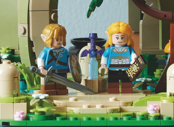 New pieces in LEGO 77092 Legend of Zelda: Great Deku Tree
