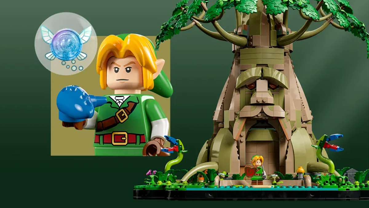 New pieces in LEGO 77092 Legend of Zelda: Great Deku Tree