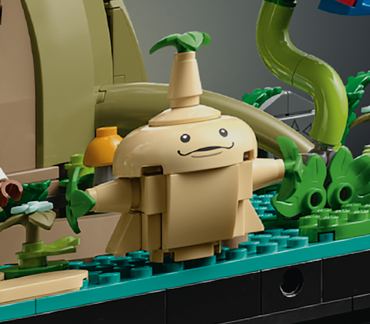 New pieces in LEGO 77092 Legend of Zelda: Great Deku Tree
