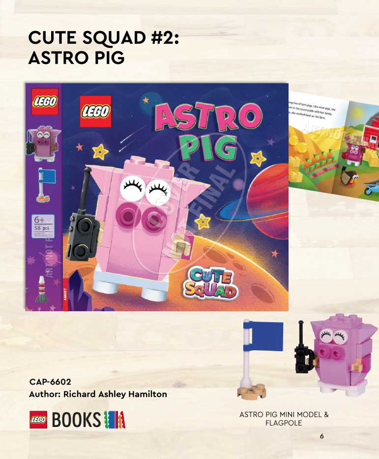 LEGO NINJAGO, Harry Potter and City books with minifigures