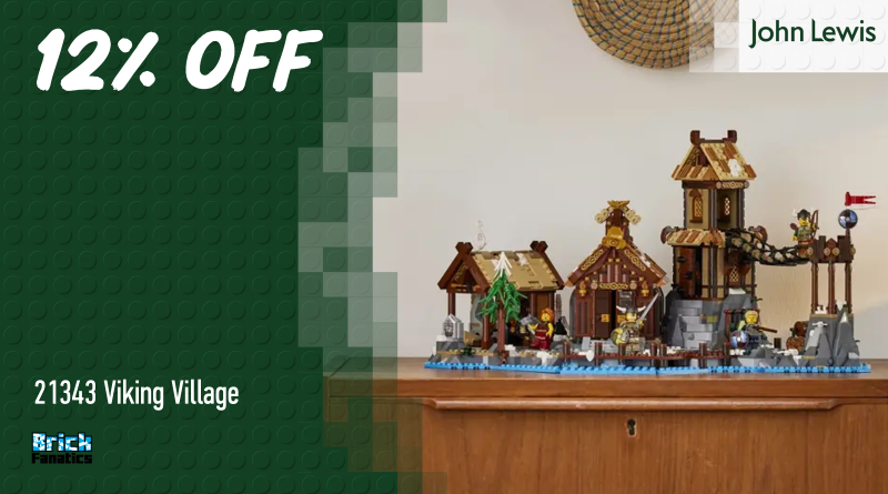Don't miss the chance to save on LEGO Ideas Viking Village