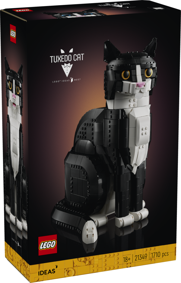 LEGO Ideas 21349 Tuxedo Cat officially revealed