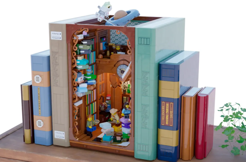 New LEGO Ideas book nook project has unfortunate timing