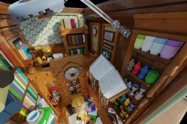 New LEGO Ideas book nook project has unfortunate timing