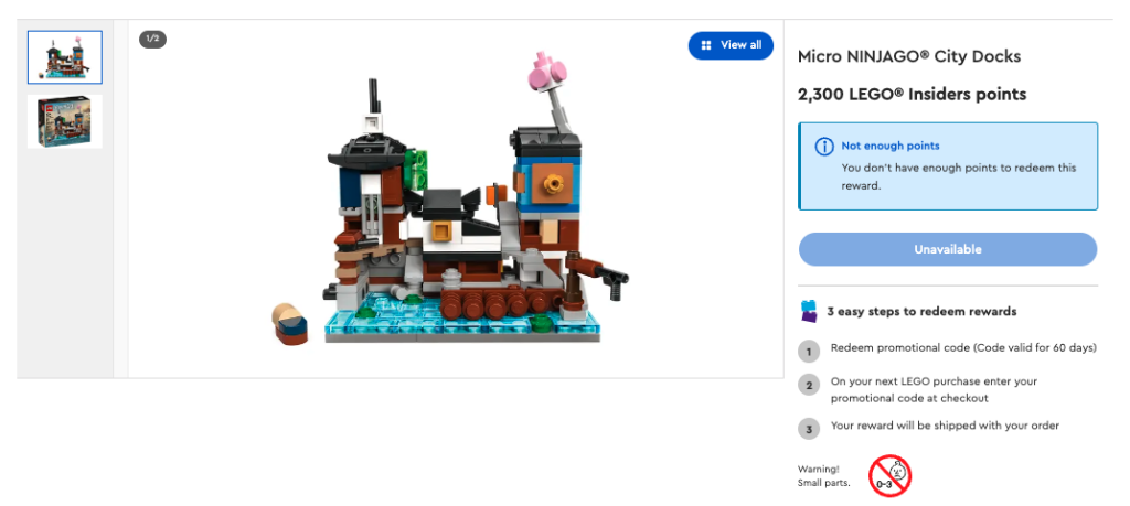 It just got easier to find brick-built rewards for LEGO Insiders