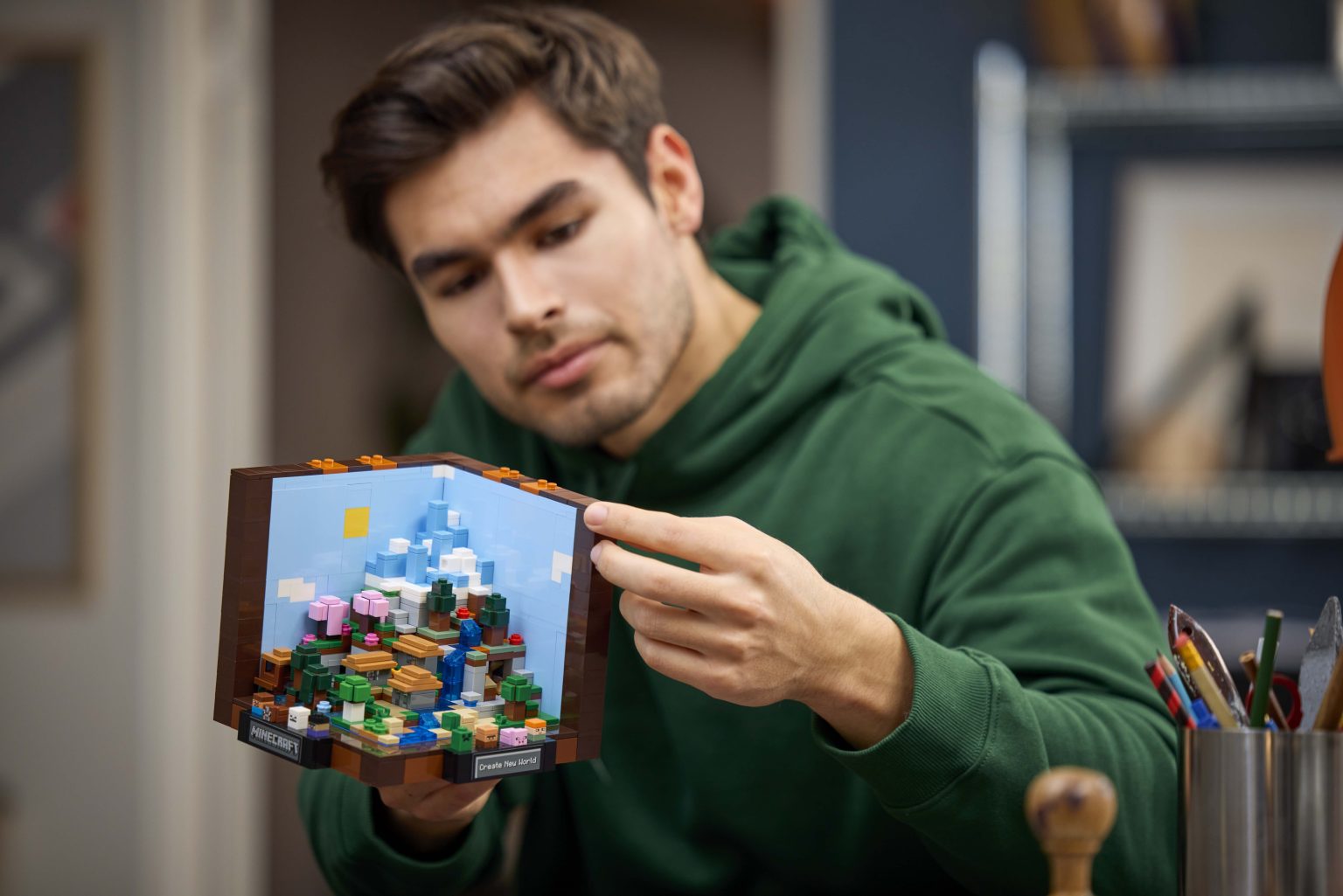 LEGO Minecraft 21265 The Crafting Table revealed, pre-orders open