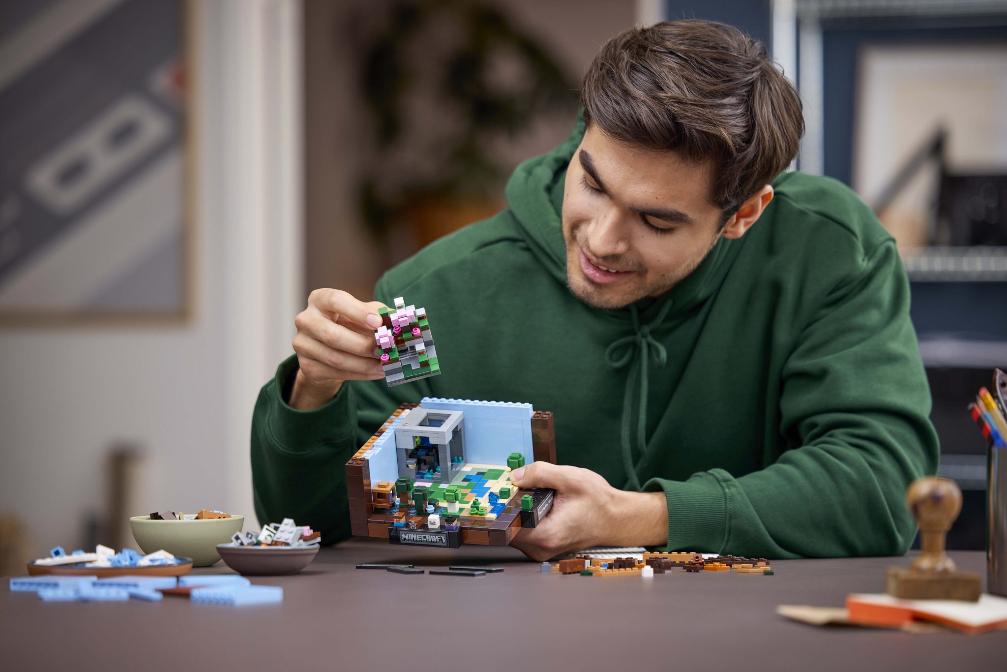 LEGO Minecraft 21265 The Crafting Table revealed, pre-orders open