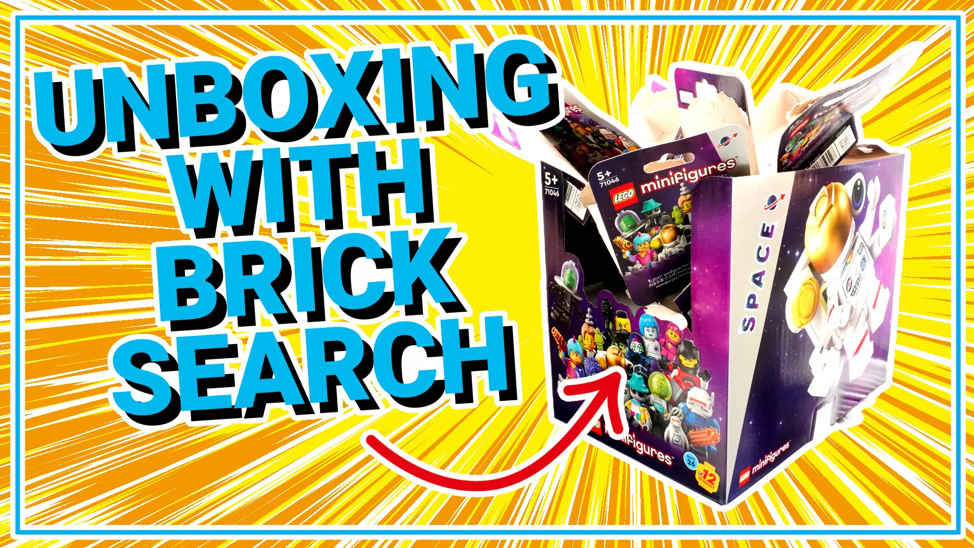 Unboxing LEGO Series 26 Space minifigures with Brick Search