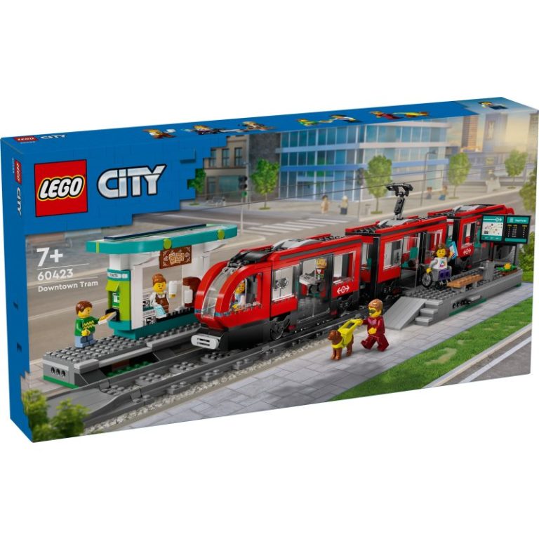 LEGO City 60423 Downtown Tram revealed
