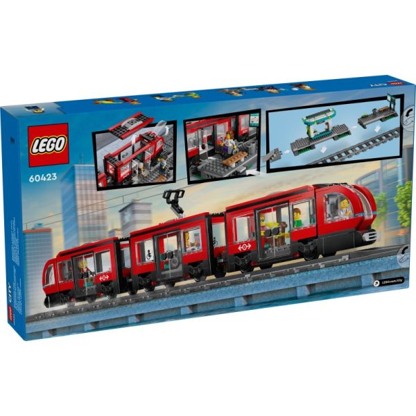 LEGO City 60423 Downtown Tram revealed