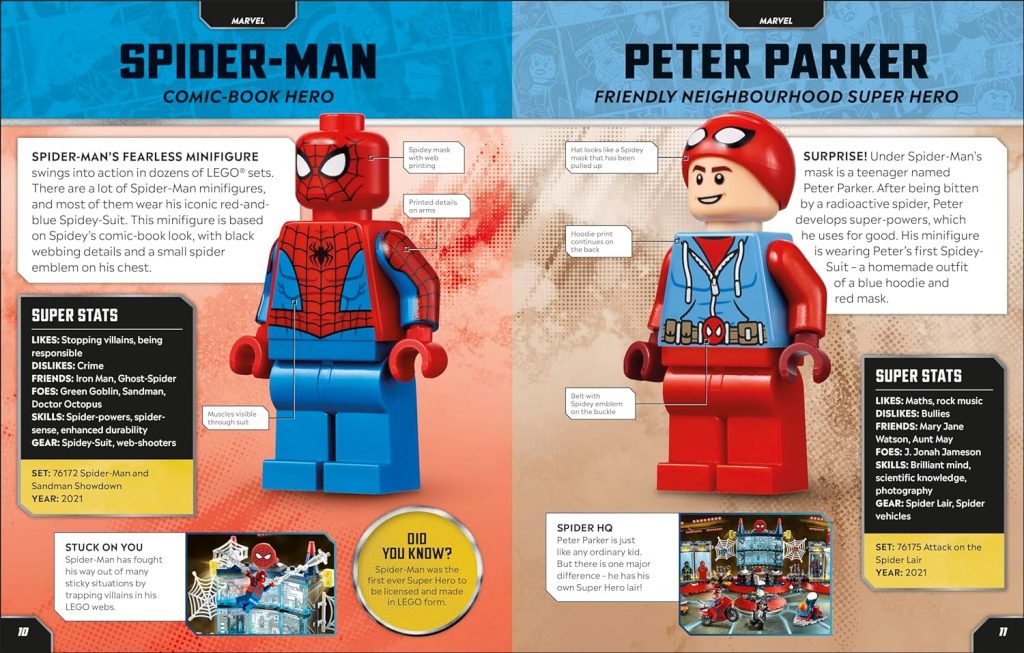 LEGO Marvel 2024 character encyclopedia minifigure revealed
