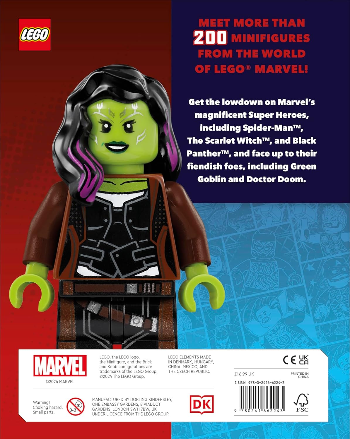 LEGO Marvel 2024 character encyclopedia minifigure revealed