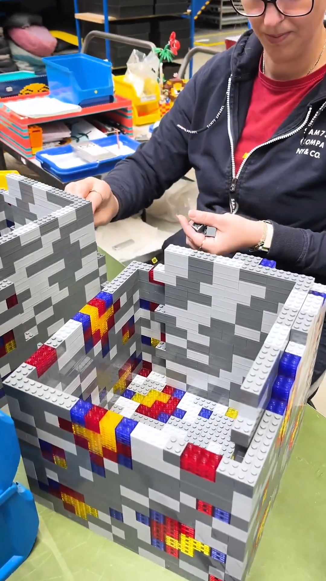 LEGO Minecraft's Brickerite is designed to be broken