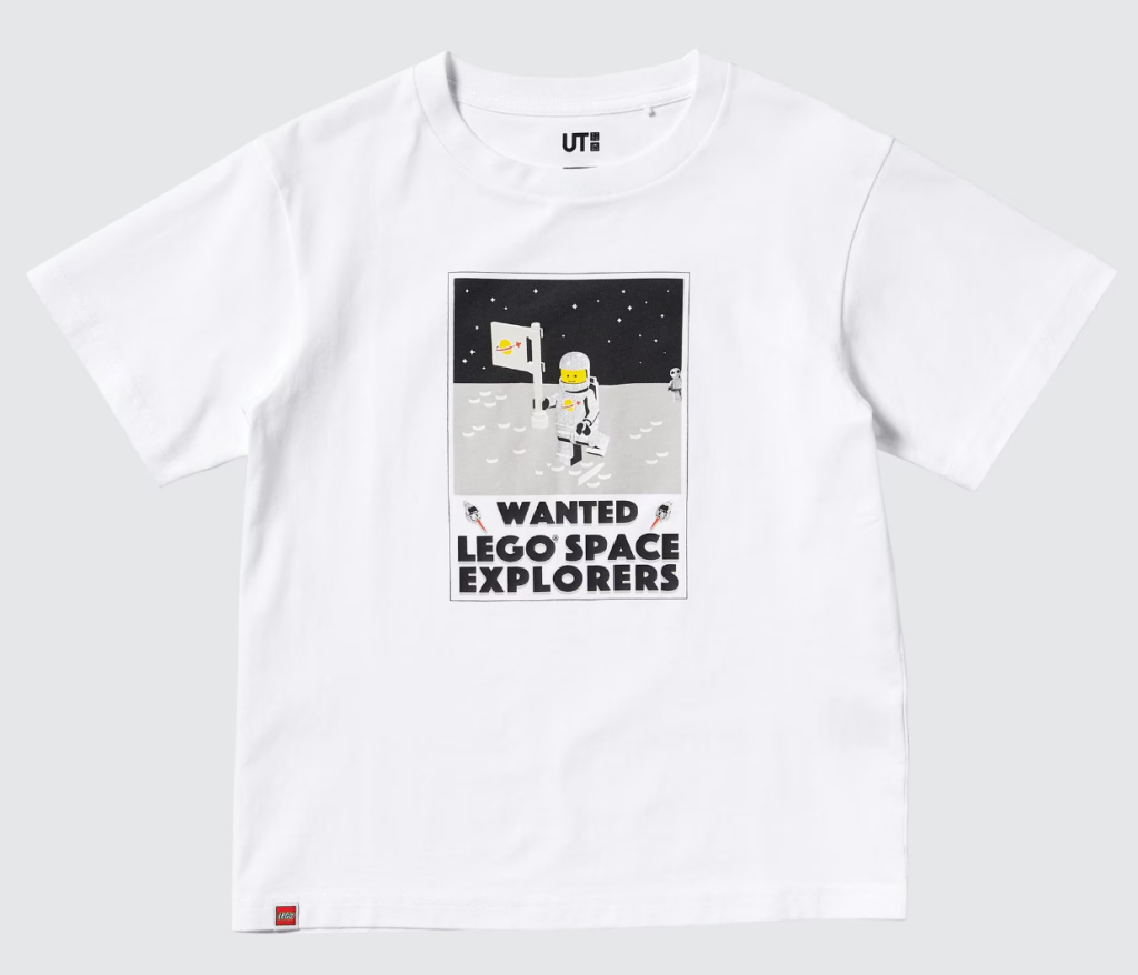 New LEGO Space shirt collection launches soon at Uniqlo