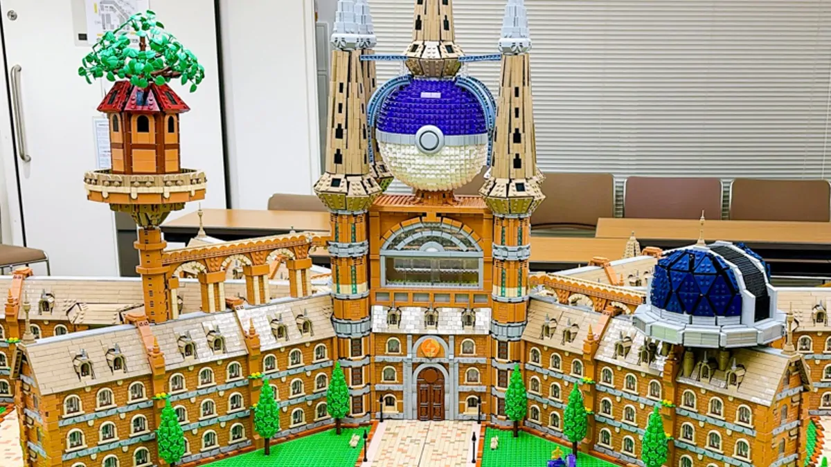 Massive LEGO Pokémon model revealed, including starters