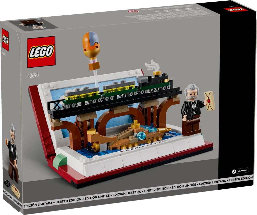 First look at LEGO 40690 Tribute to Jules Verne's Books