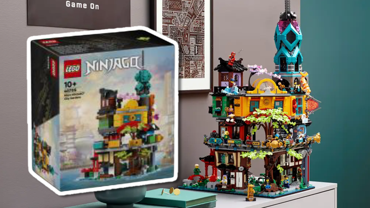 ပထမဆုံး LEGO 40705 Micro NINJAGO ကိုကြည့်ပါ။ City ဥယျာဉ်