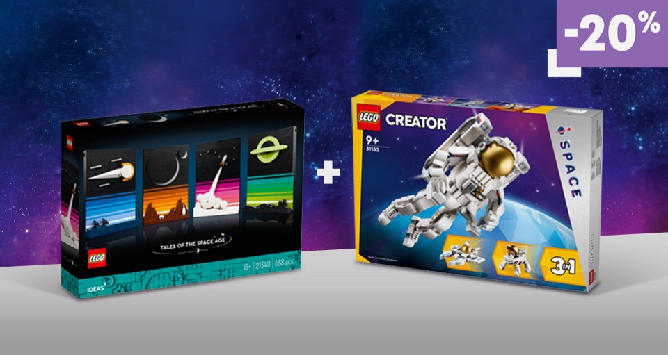 LEGO launches Space bundles with 20% off and double points