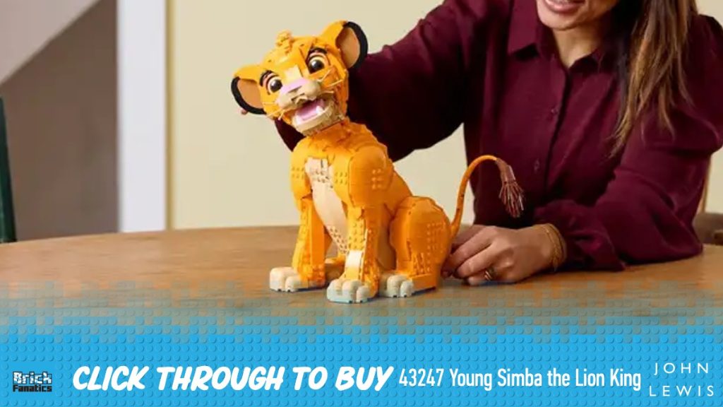 LEGO Disney Young Simba's puppet-ness makes for a spooky build experience