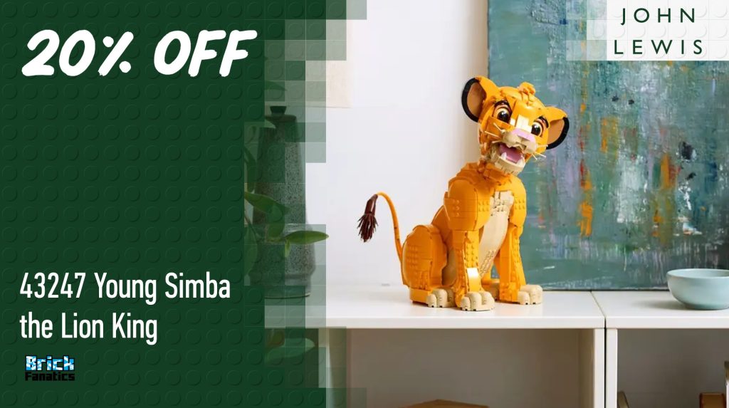 Lowest price yet on brand new LEGO Disney Simba the Lion cub