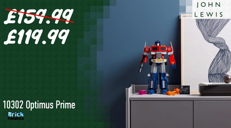 Autobots: It's time to save big on LEGO Icons Optimus Prime