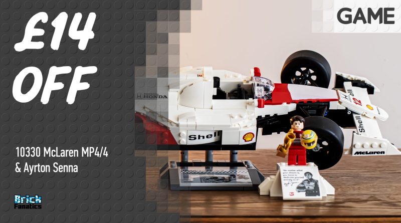 Don’t miss this discount on the first LEGO Icons F1 car