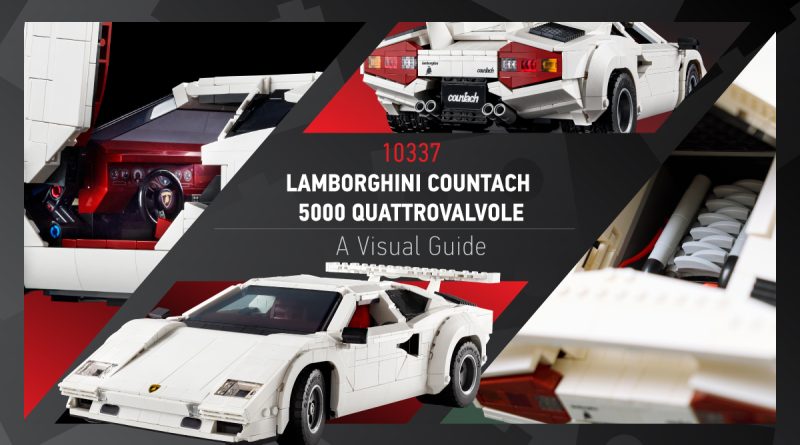 LEGO Icons 10337 Lamborghini Countach 5000 Quattrovalvole visual tour
