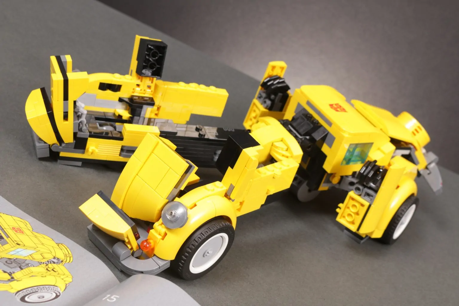 LEGO Icons Transformers 10338 Bumblebee review and gallery