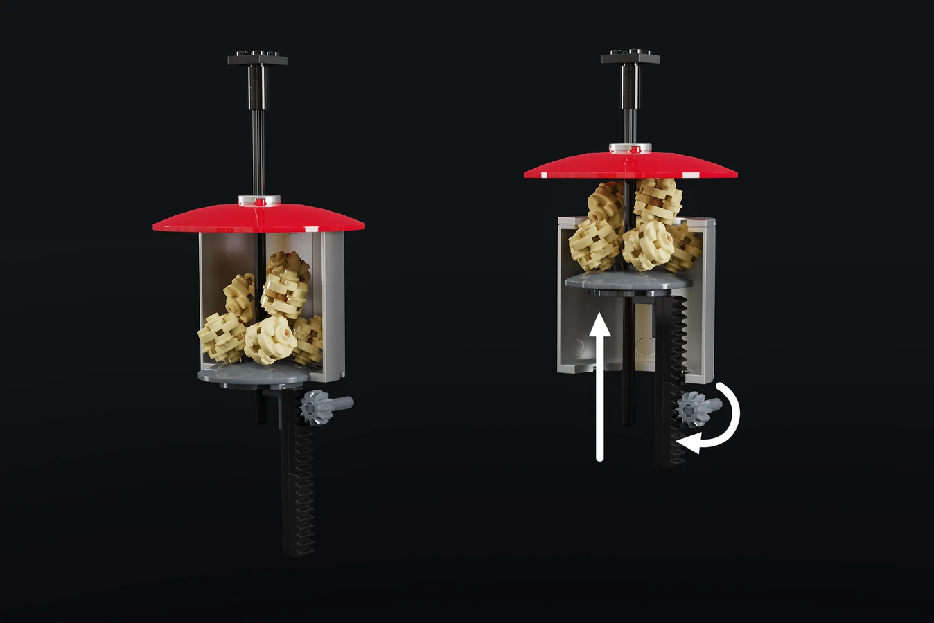 Working LEGO popcorn machine wants to join your home cinema