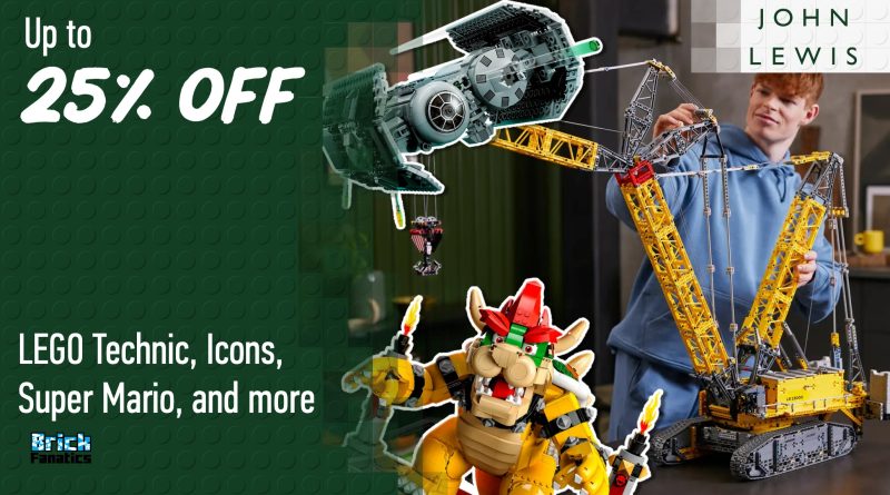 Fresh John Lewis LEGO sale includes LEGO Technic, Icons, and ...