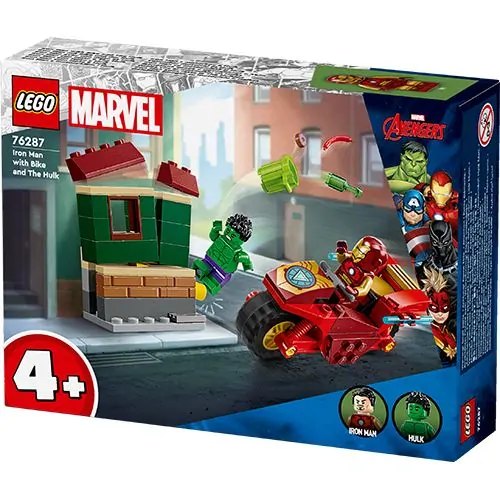 LEGO Marvel 76287 Iron Man with Bike and The Hulk revealed