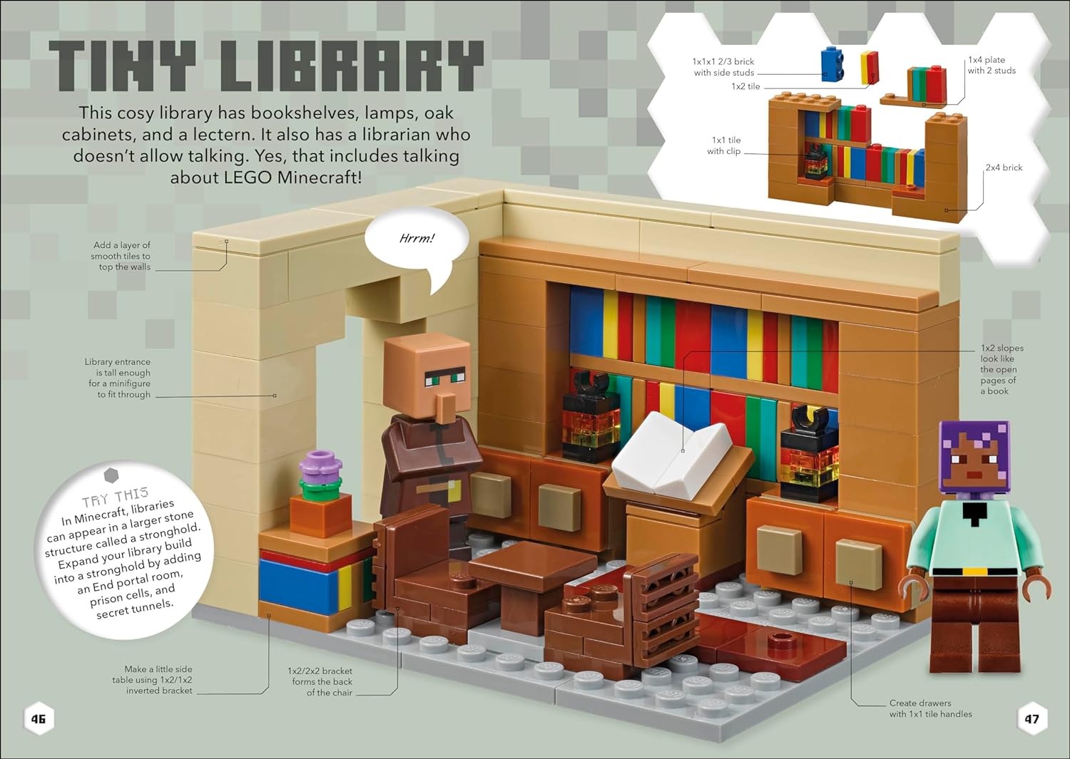 LEGO Minecraft Ideas book with exclusive model now available
