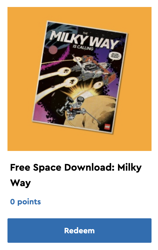 Free LEGO space posters, now available for LEGO Insiders