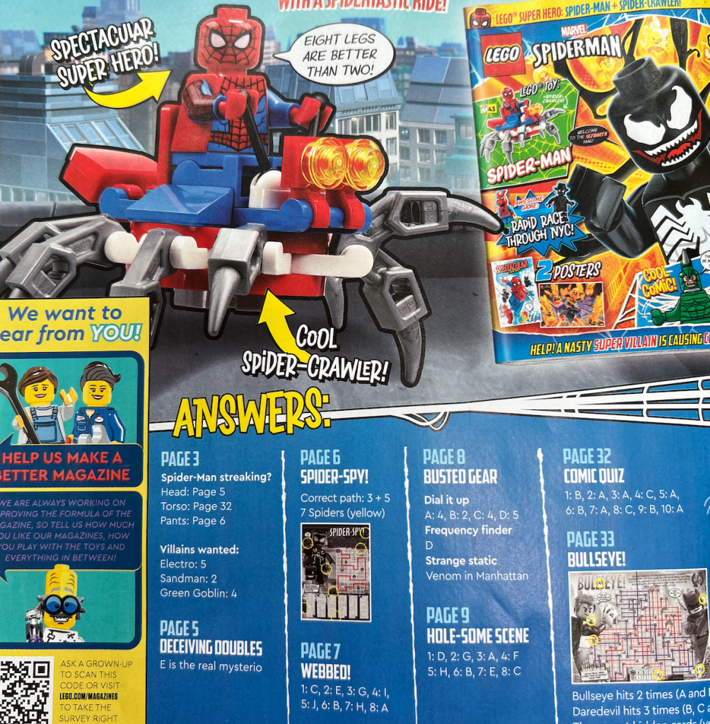 LEGO Spider-Man magazine includes rare villain minifigure