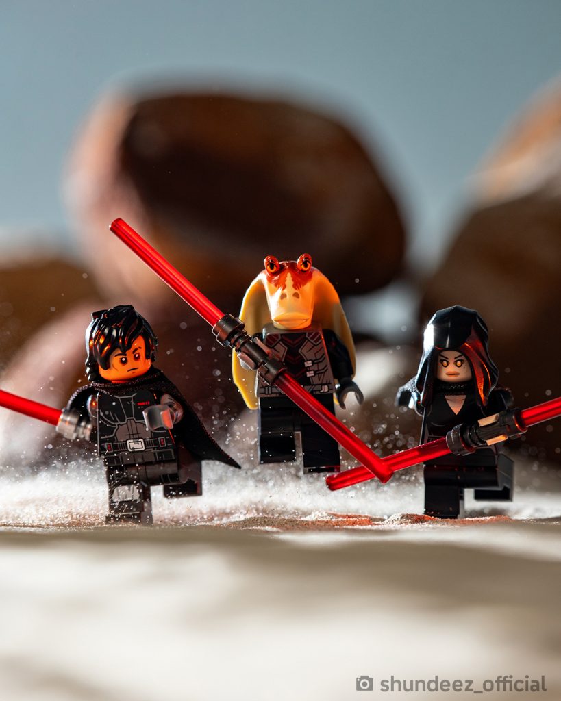 First look at LEGO Dark Falcon, TIE Wing, X-Fighter in hand